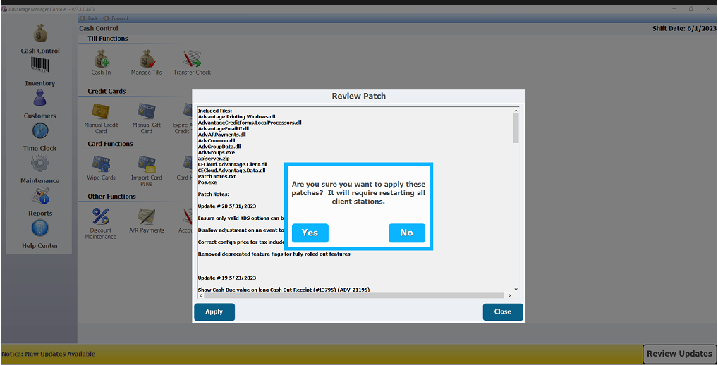 Patches and Upgrades